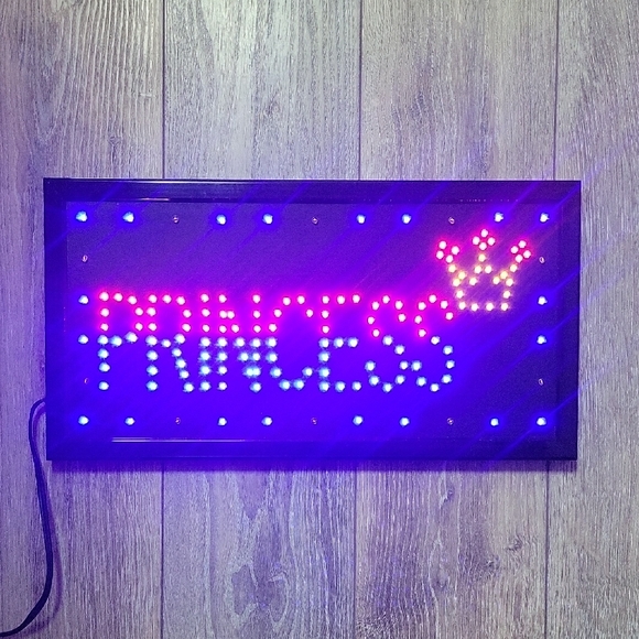 Other | Led Princess Sign With Crown | Poshmark